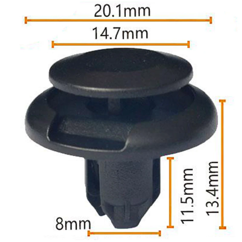 Auto Car Pushing Expansion Latch Retainer Buckle Plastic Nylon Clip For ...