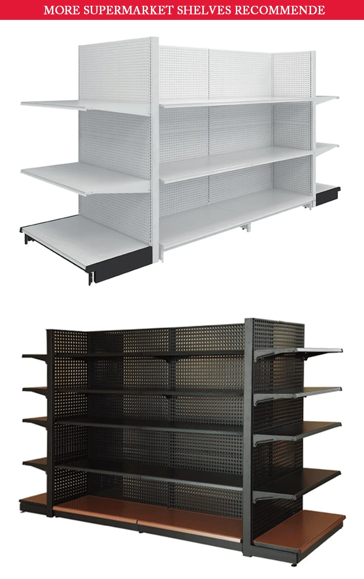 Customized Supermarket Shelves - Lozier Gondola Shelving