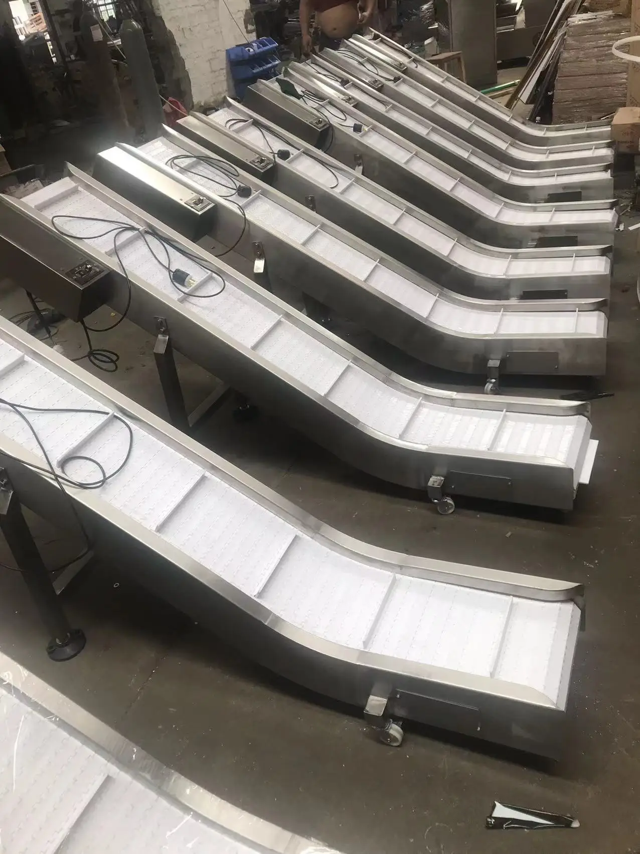 apple Mini Portable Small Angle Incline Lift Packing Machine Finished ...