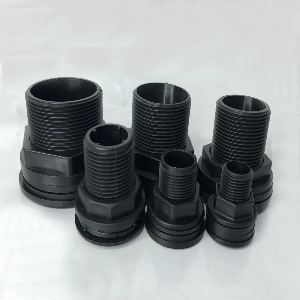 PP Plastic Bulkhead Fitting for Tank - Durable & Versatile
