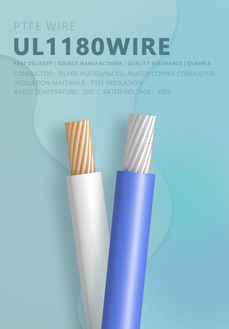 Etfe PTFE Insulated Electrical Wire - High Temperature Cable