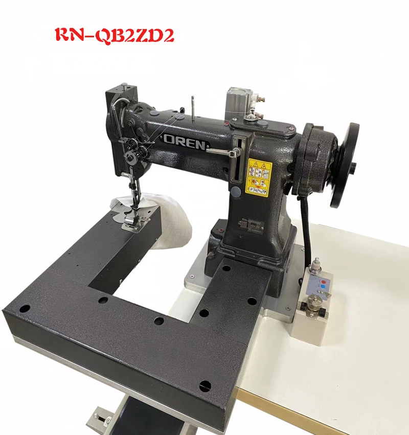 Double Needle Sewing Machine Bend Arm High Head Machine RN-QB2ZD2 ...