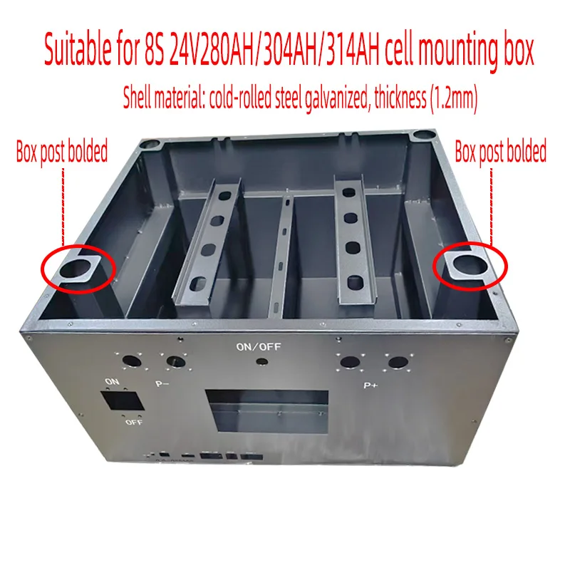 Chaoqi15kwh Customized 24V 48V 230AH 280AH 16s DIY Battery Box