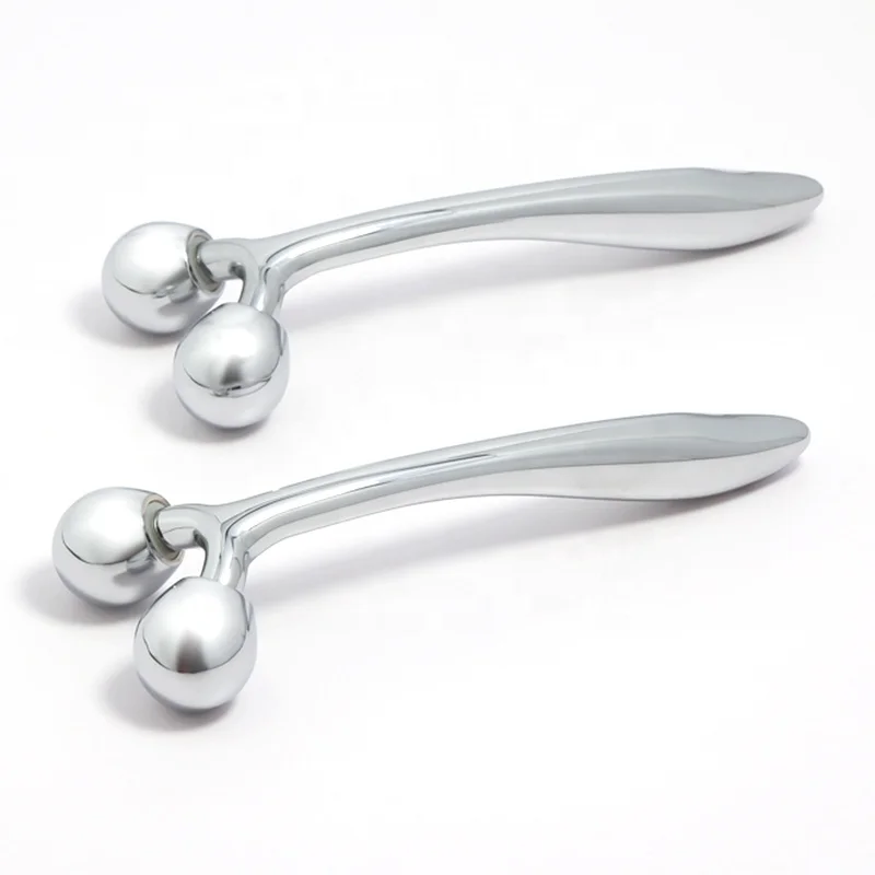 V Shape Design Cooling Cryo Sticks Face Stainless Steel Ice Globes Cold ...