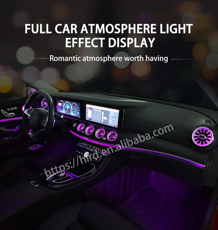 Car Decorative Ambient Light For Mercedes Benz E Class W213 Air Vent ...
