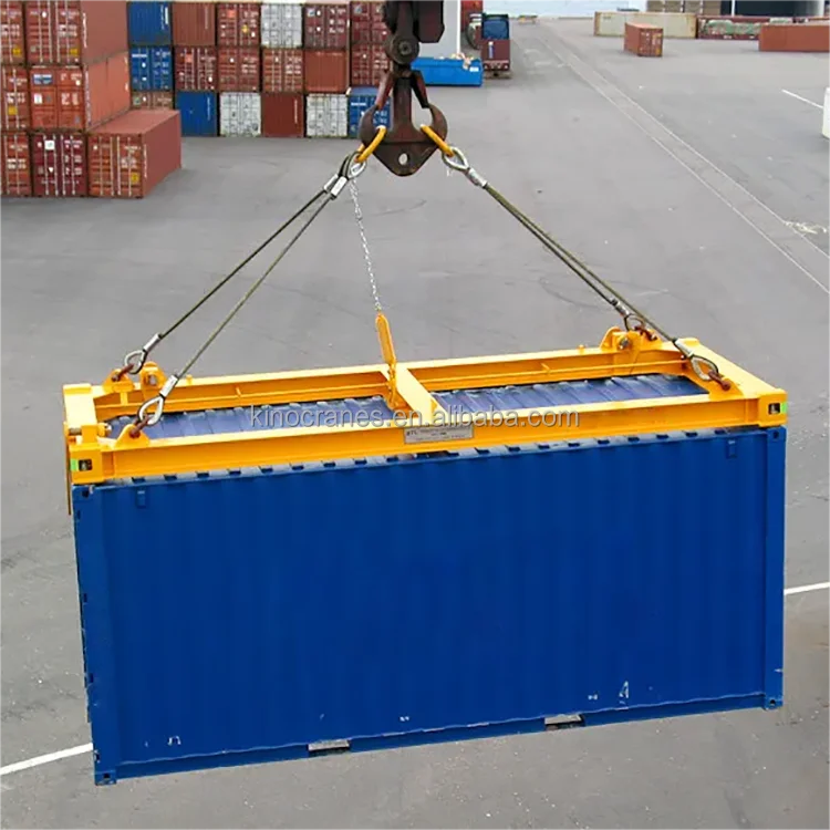 Iso Semi Automatic Fixed Container Spreader For Tire / Rail Crane - Buy Container Spreader ...