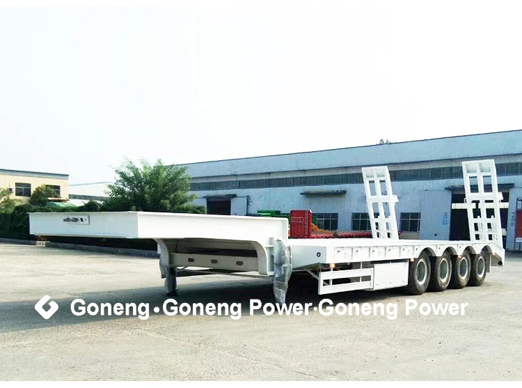 Lowboy Trailer - Low Bed Drop Deck Semi Trailer Specification