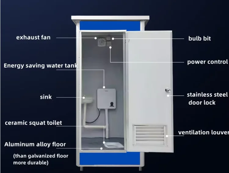 Modern Portable Toilets - Fast Install & Customized
