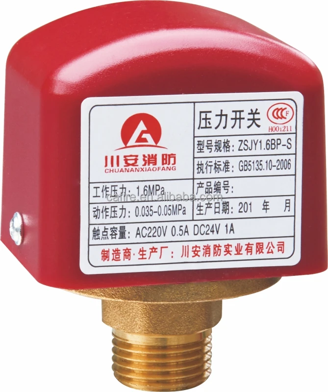 Threaded 1.6Mpa Firefighting Pressure Switch for Deluge Valve| Alibaba.com