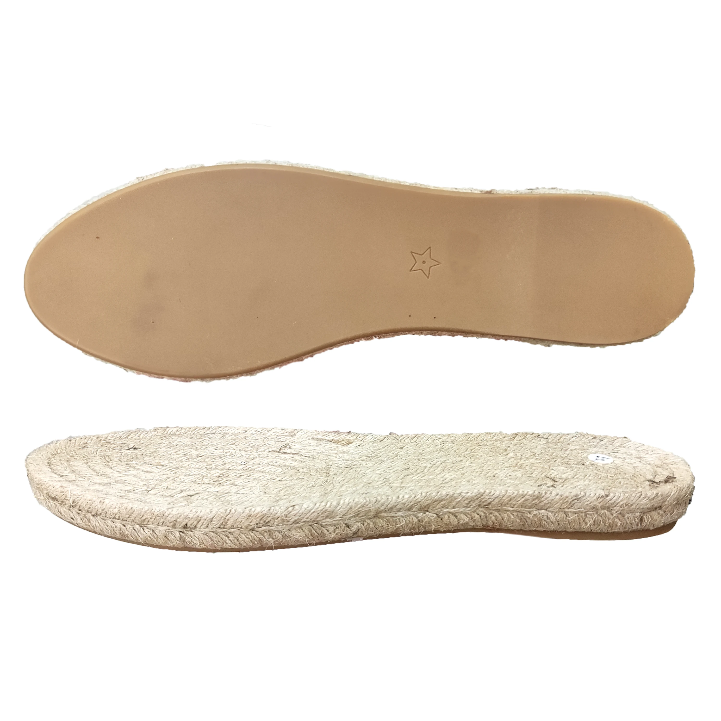 2023 Hot Sale Custom Flat Rubber Jute Soles High Quality Handmade Women ...