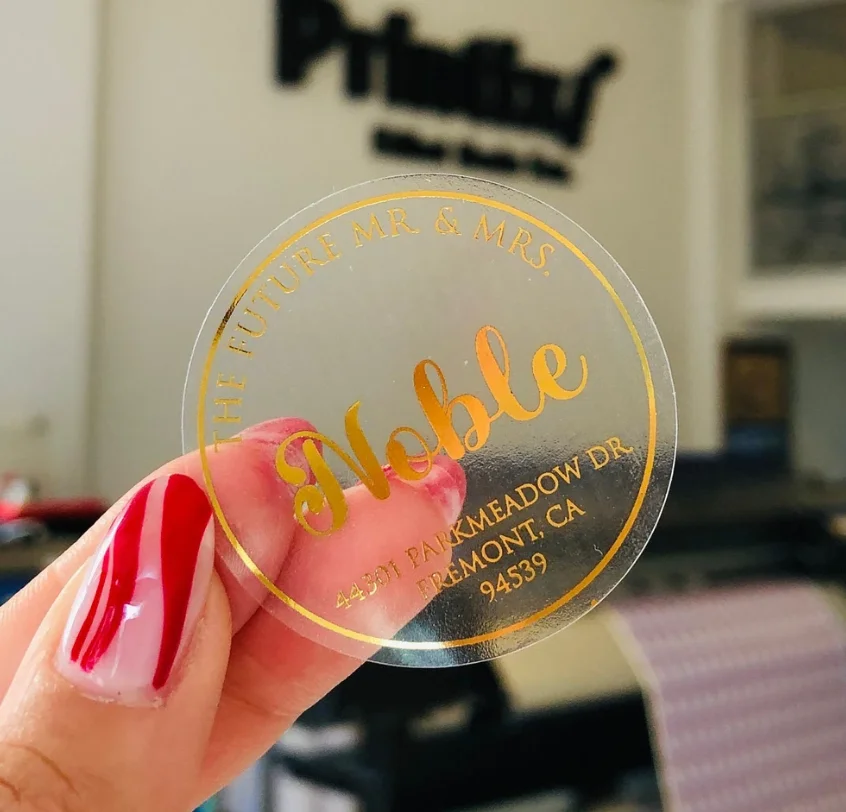 High Quality Cheap Large Logo Stickers Gold Silver Bronze Stickers ...