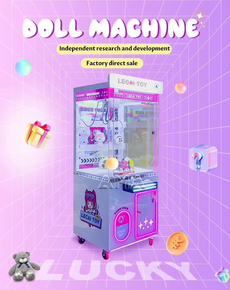 AMA Amusement New Design Crane Claw Machine Wholesale Toy Crane Machine ...