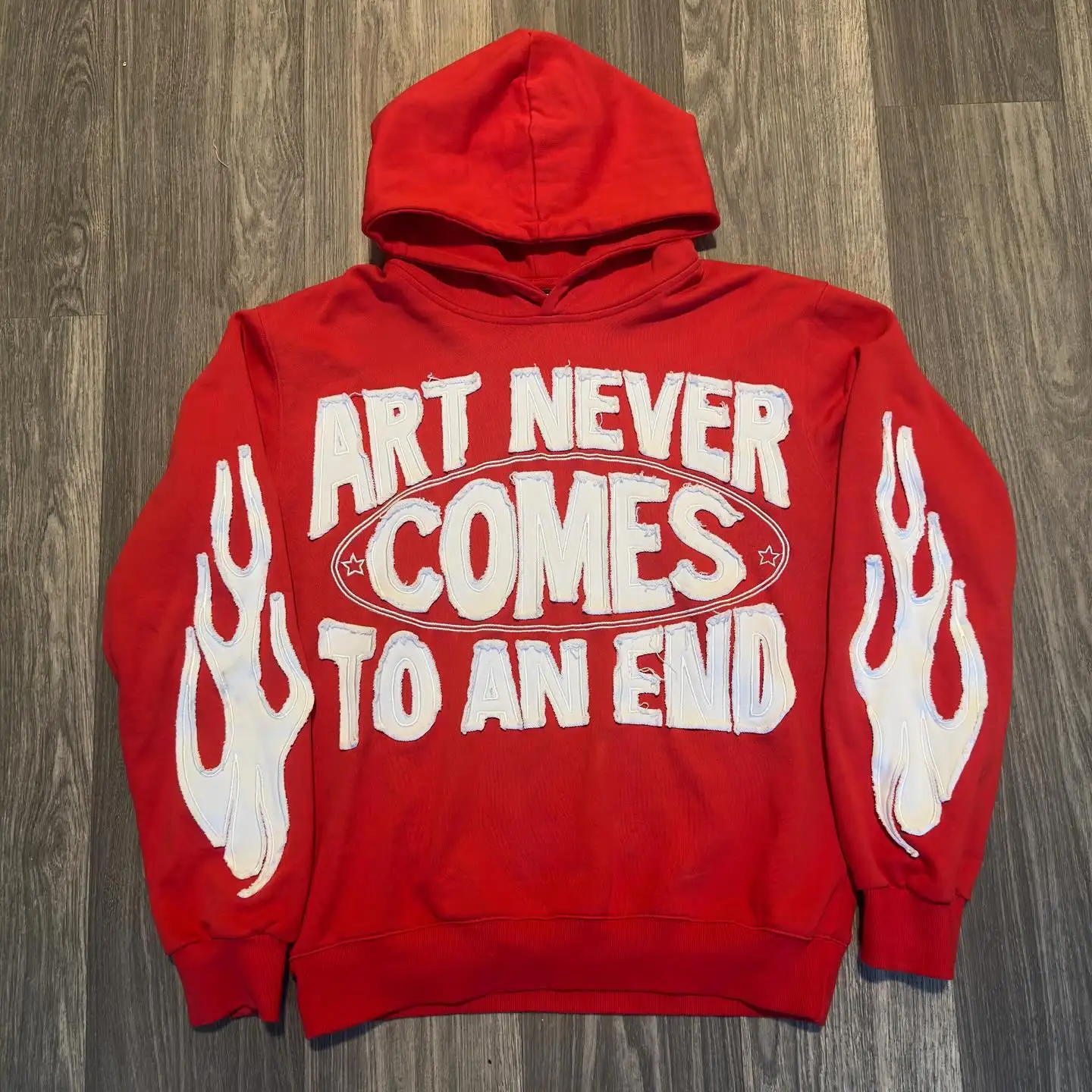 Oem New Fashion Custom Embroidered Patch Letter Distressed Embroidery ...