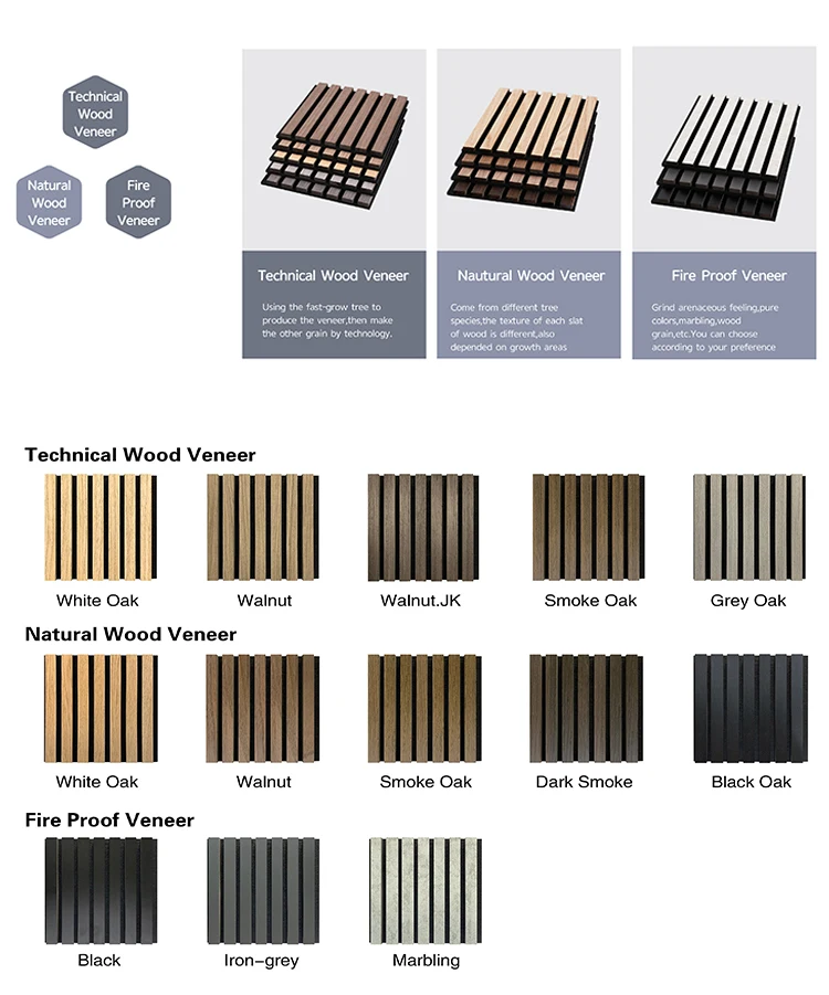 Foju 3d Model Design Natural Oak Acoustic Veneer Slat Panels - Buy ...