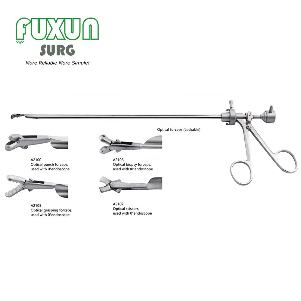 Premium Medical Optical Punch Biopsy Grasping Scissors Forceps Manual ...