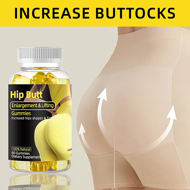 OEM Enlargement of Buttocks Gummies Butt Hip Booster Gummy Private Label Bigger Buttocks Firming ...