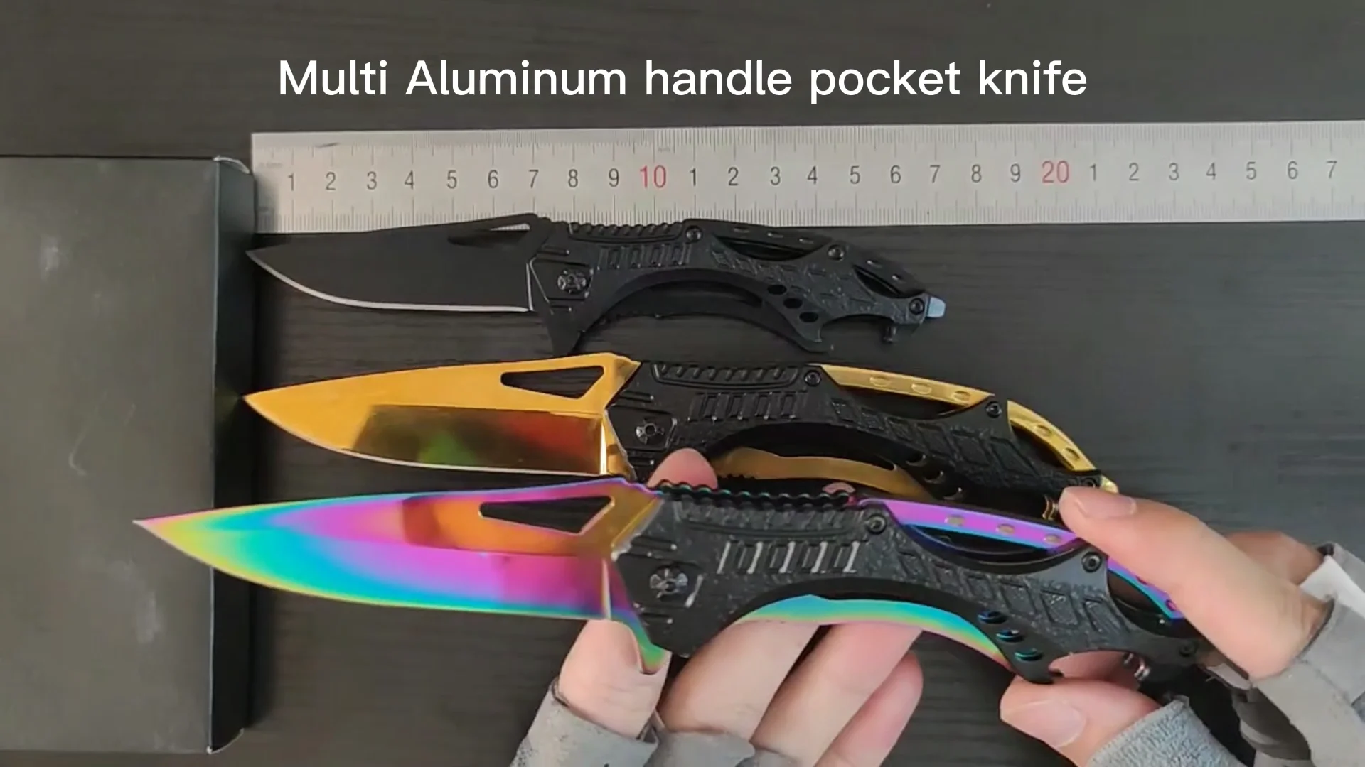 Oem Knorr-bremse Aluminum Handle Multi Survival Knives Folding Pocket ...