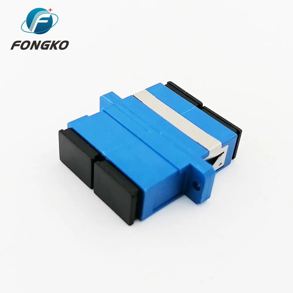Fongko Fiber Optic Adaptor Metal Shrapnel Plastic Flange Sc Upc Duplex ...