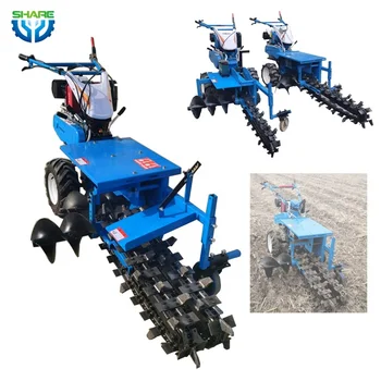 Automatic Agricultural Mini Trencher Machine Rock Trenching Ditch ...