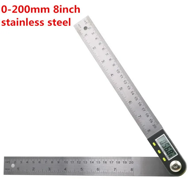 200mm 8inch Digital Protractor - Precise Angle Measurement