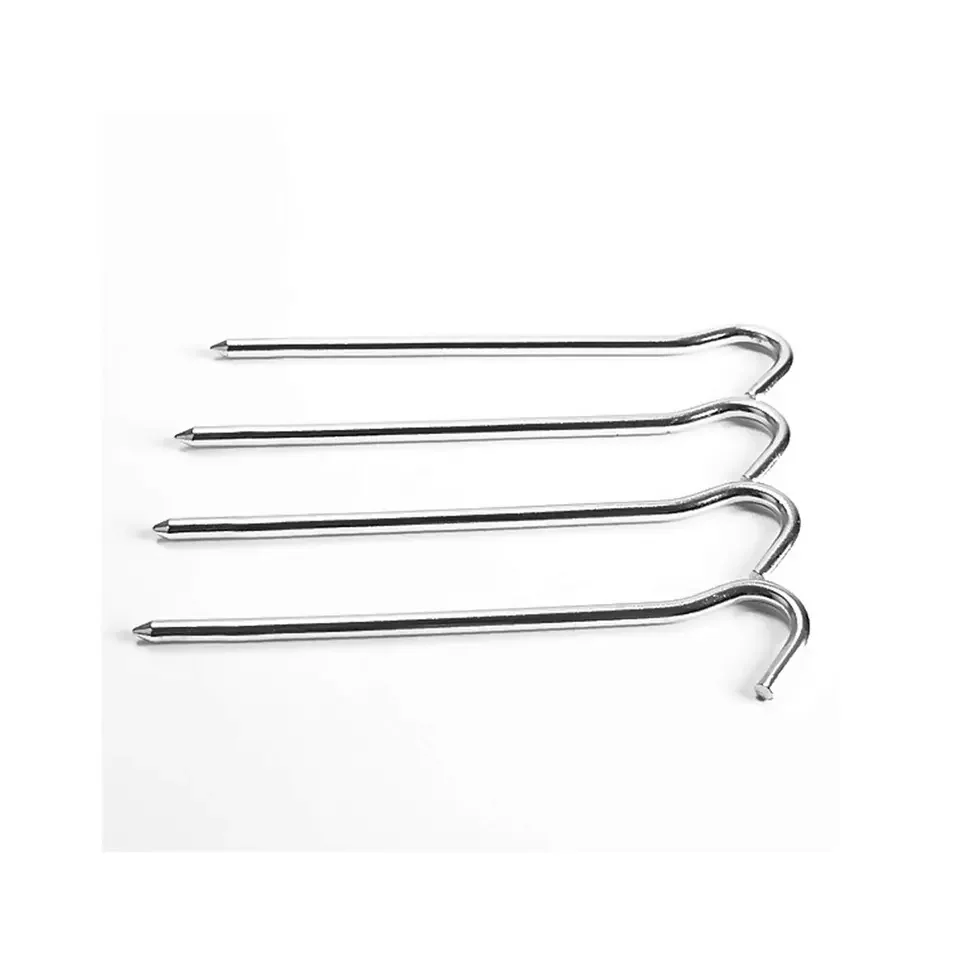Outdoor High Strength Question Mark Shaped Tent Pegs Aluminum Camping ...