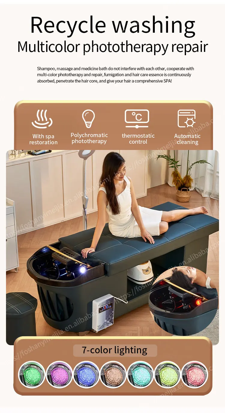 Factory Salon Hair Washing Bed Head Spa Thai Massage Shampoo Bed ...