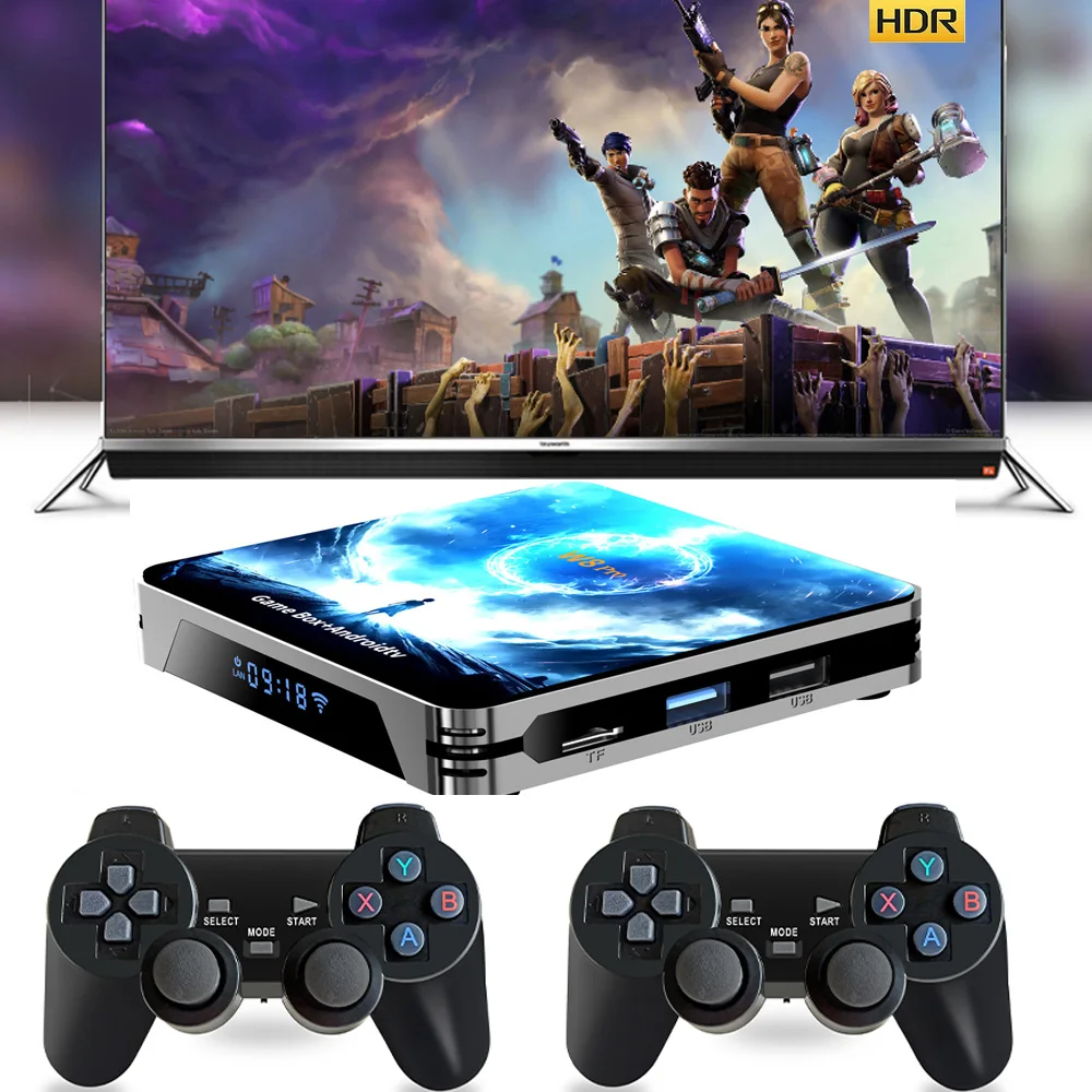 2024 Haoyu W8 PRO Game Box - Retro Gaming with Android TV