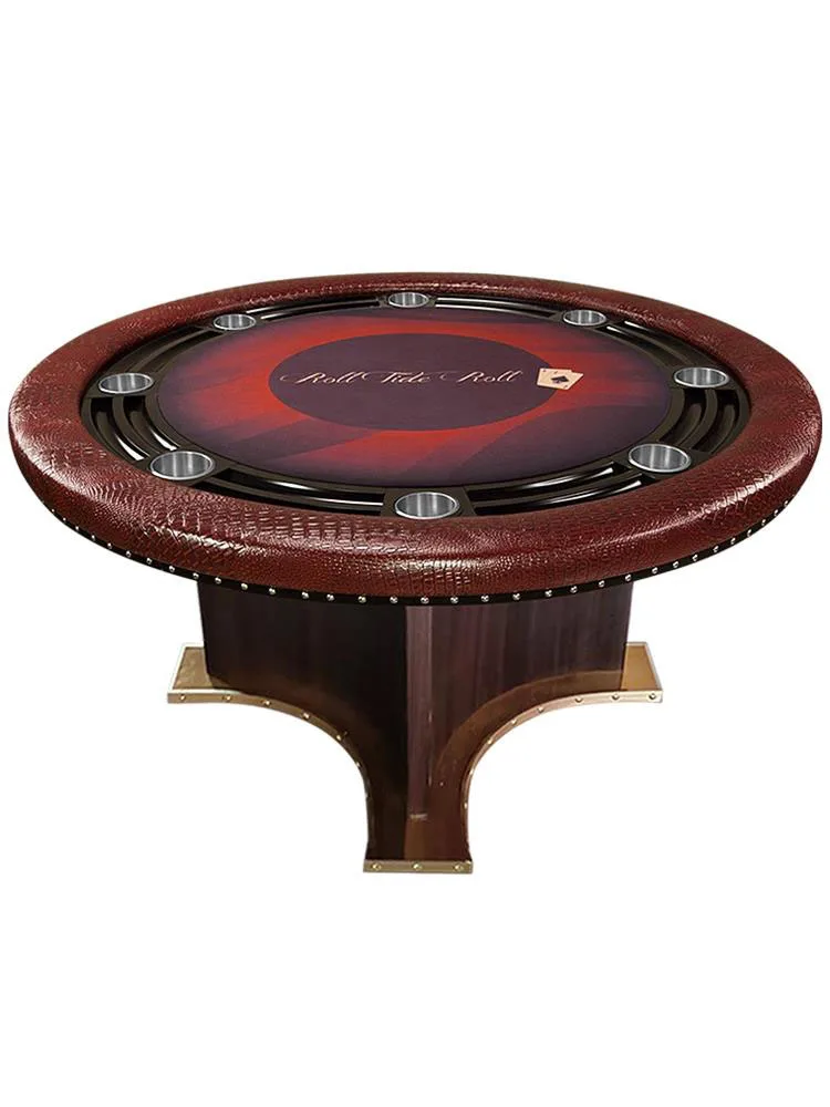 Custom Luxury Solid Wood Poker Table - Perfect for Casinos