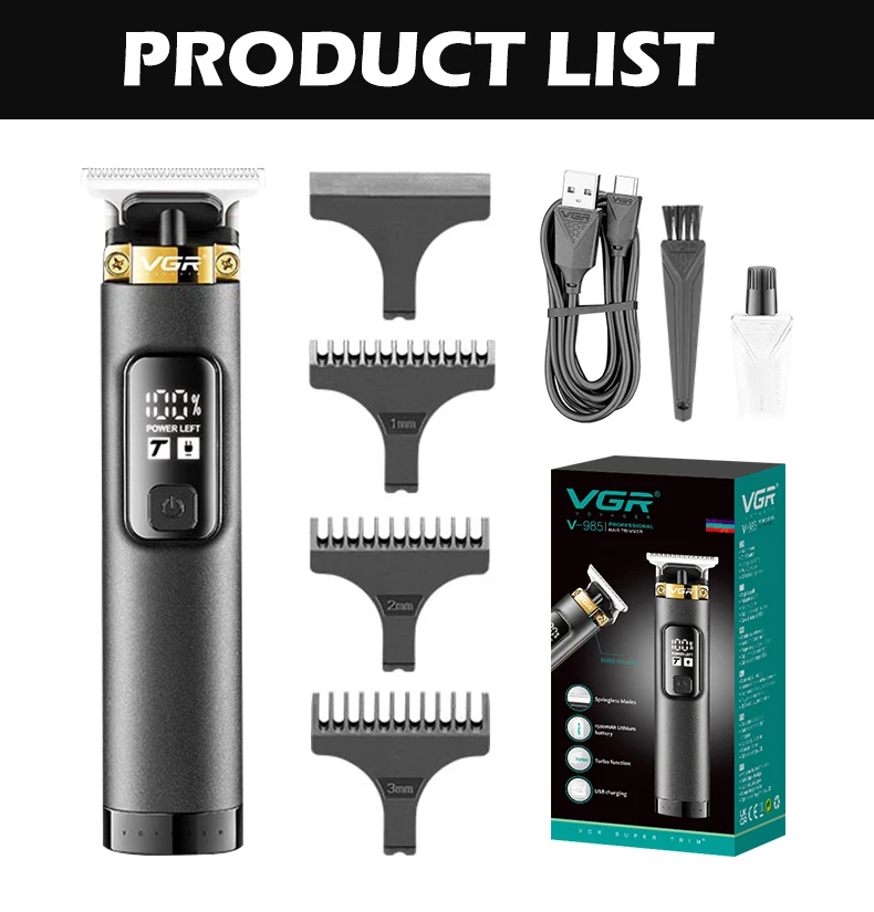 VGR V-985 Hair Cut Machine - Professional Electric Trimmer