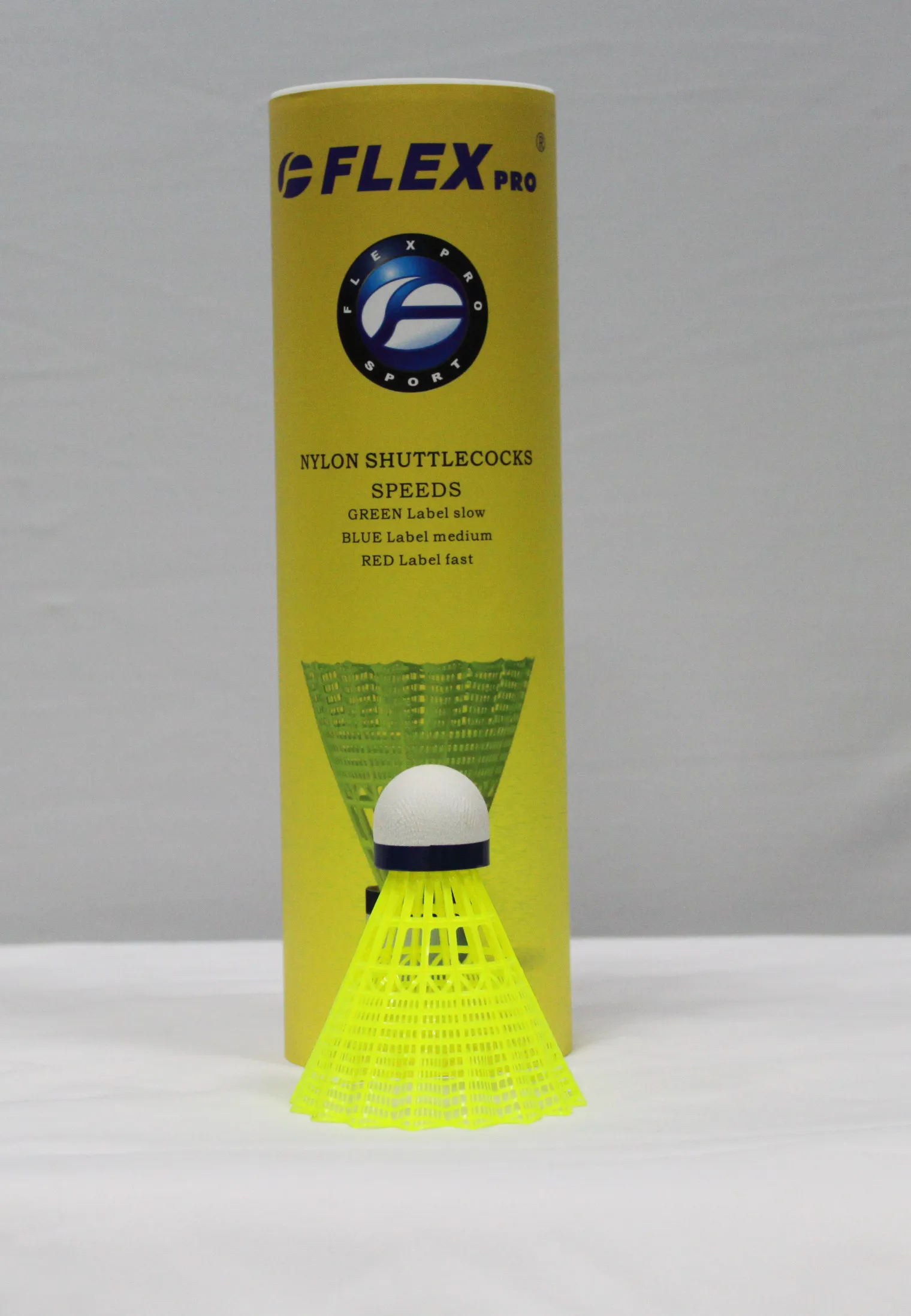 Flexpro Badminton Shuttlecocks Plastic Nylon Shuttles Outdoor Playing ...