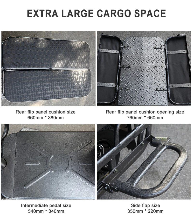 Max Load 500kg Electric Scooter - Long Distance Endurance
