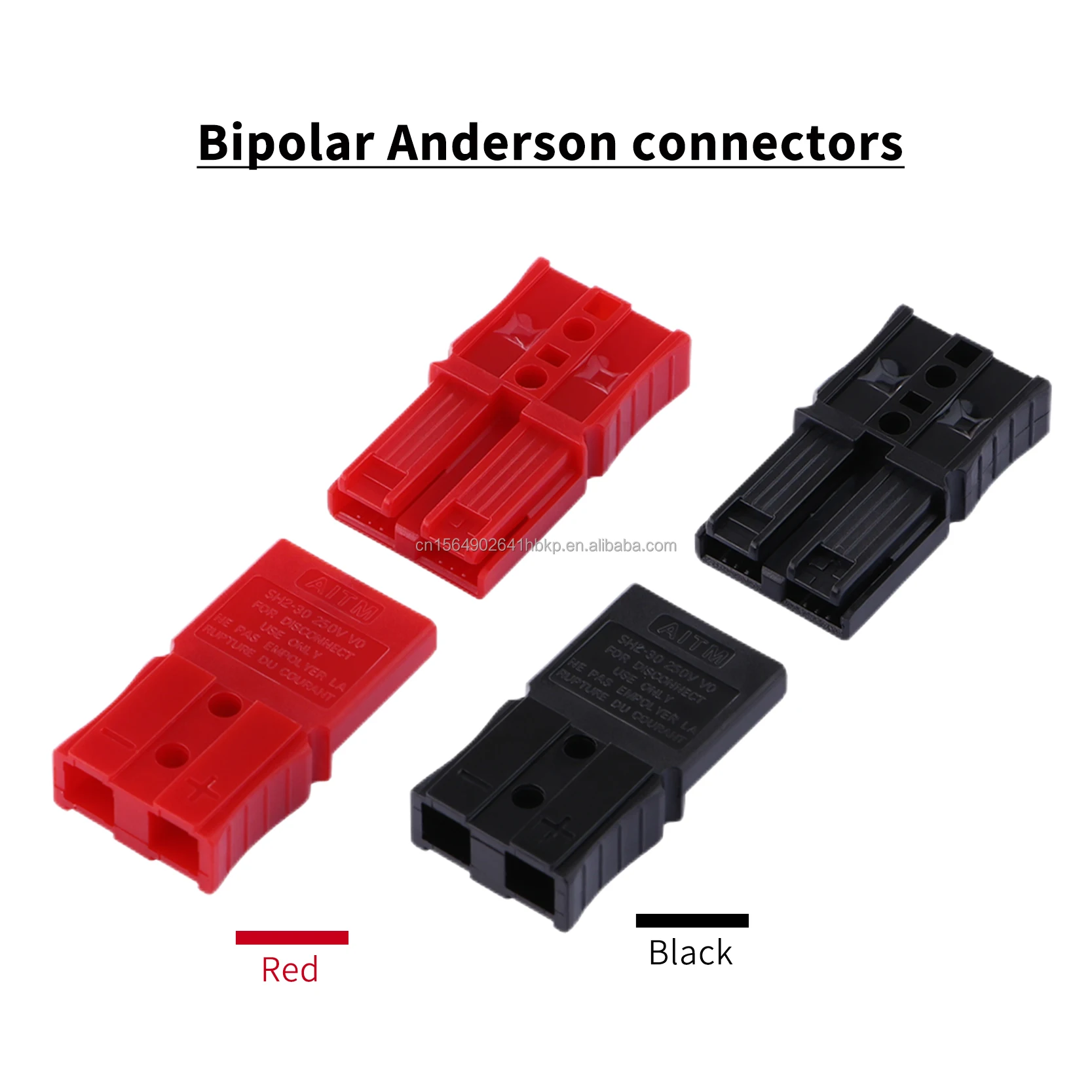 Anderson SBS30A Bipolar UPS Power Plug 30A Connector for Lithium ...