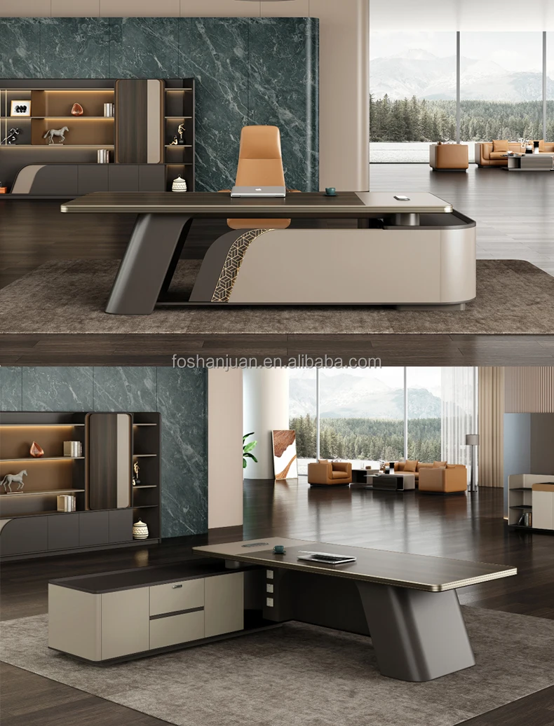 Luxury Modern Office Furniture - Manager Desk & More