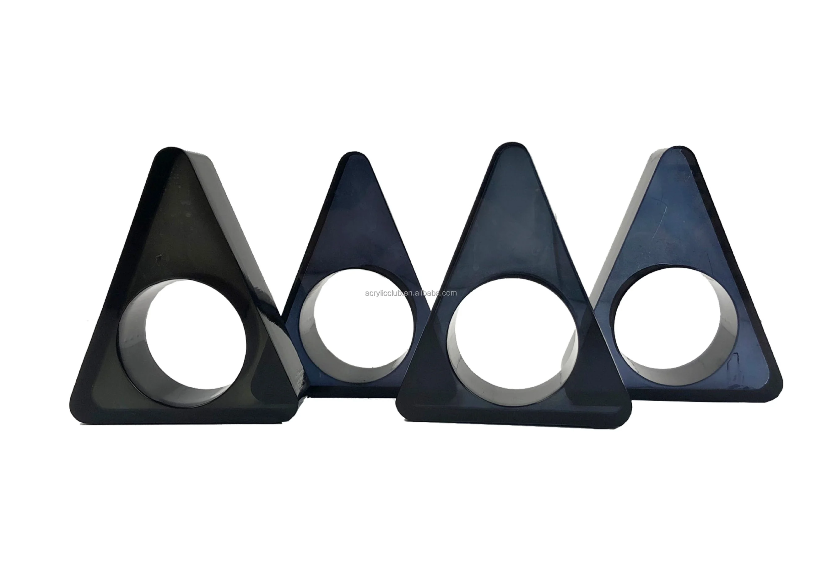 Factory Custom Plexiglass Table Triangle Acrylic Napkin Ring Clear ...