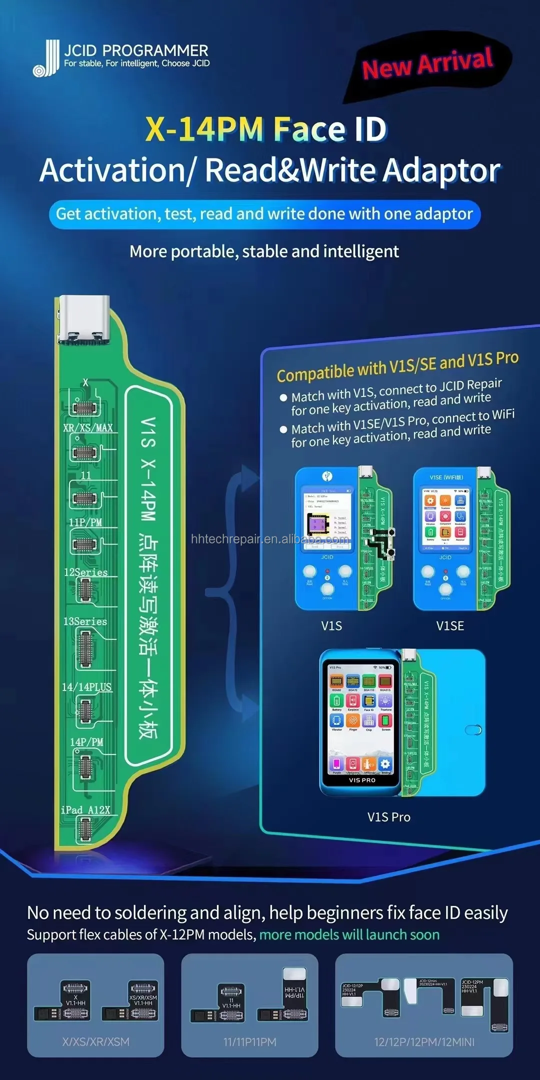 V1SE Programmer for Iphone X-14 FACE ID Activation & Repair