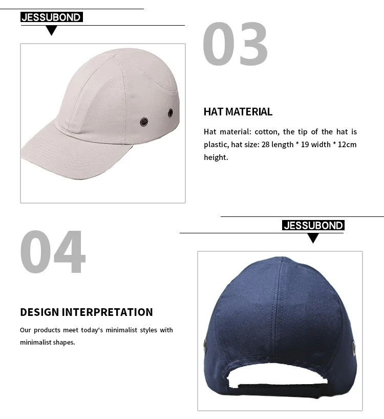 Jessubond CE Head Protection ABS Plastic Shell EVA Pad Helmet Insert ...