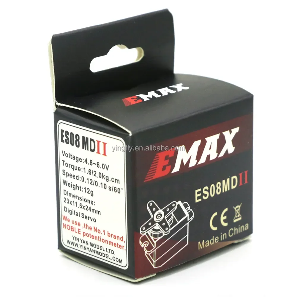 EMAX ES08MD II Digital Servo - High-Speed Mini Metal Gear