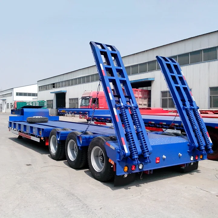 Berkley 3 Axle 60 Ton 100 Ton Hydraulic Extendable Gooseneck Low Boy ...