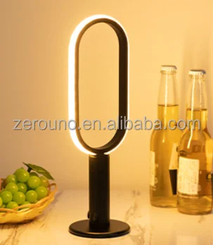 Modern Nordic Style Spiral Rgb Led Table Lamp Metallic Stepless ...