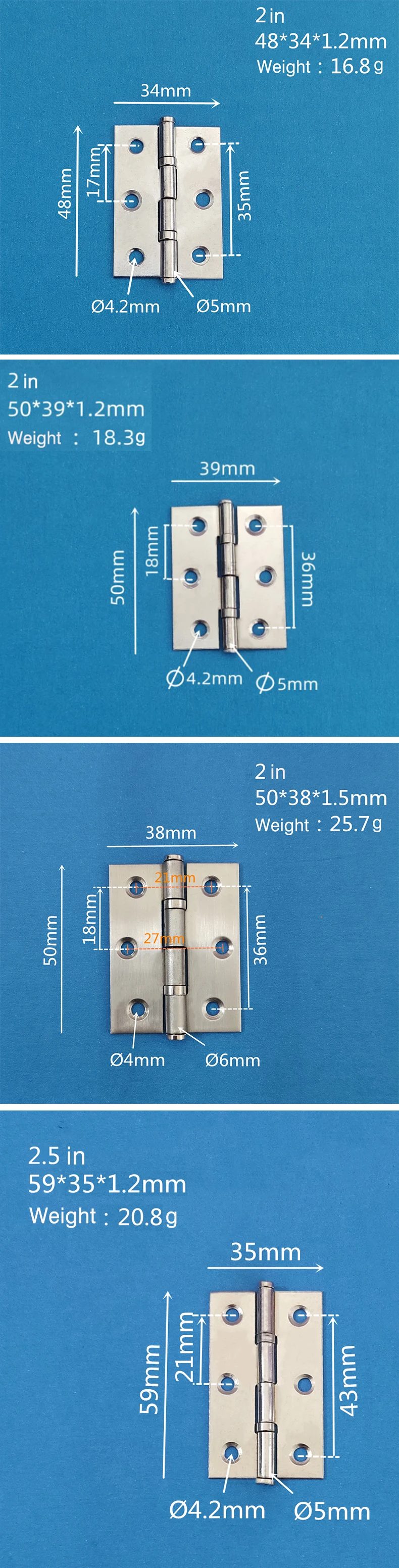 Butt Hinge 2BB Bearing Stainless Steel Door Hinge| Alibaba.com