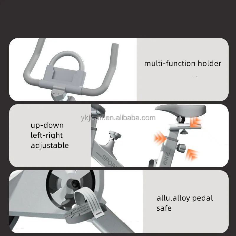 Home Use Exercise Bike Professional Body Fit Gym Dynamic Flywheel Physical Training Spinning ...