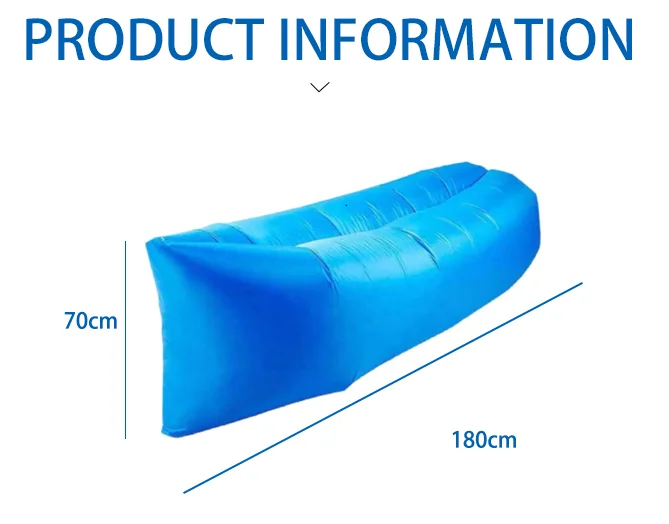 Inflatable Lounger Air Sofa Hammock-portable,Water Proof& Anti-air Leaking Design-ideal Couch ...