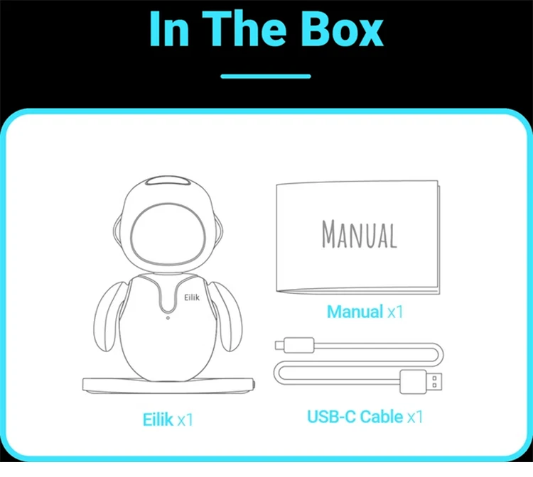 Emo Robot Eilik A Little Companion Bot Smart Company Smart Robot For ...