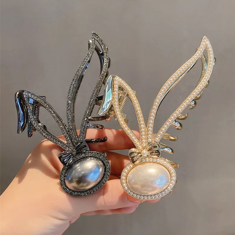 High Quality Rabbit Ears Hair Claw Clamps - Vintage Style