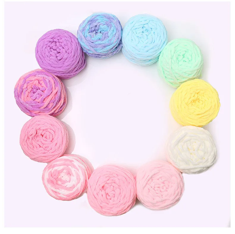 Multi-color Chunky Crochet Yarn - Perfect for DIY Crafts