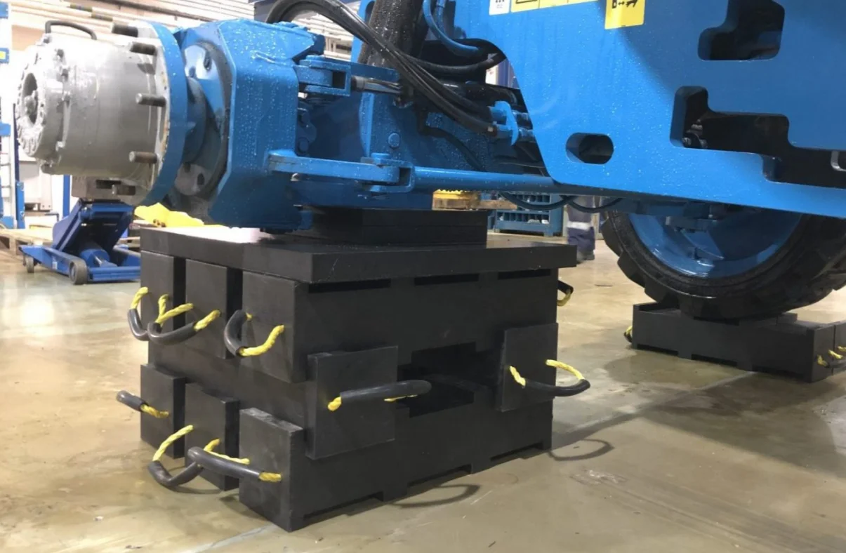 UHMWPE Plastic Truck Crane Composite Outrigger Stabilizer Jack Pads ...