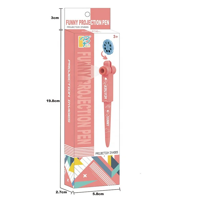 Children Projection Toy Mini Projector Pen With 3pcs Projection For ...