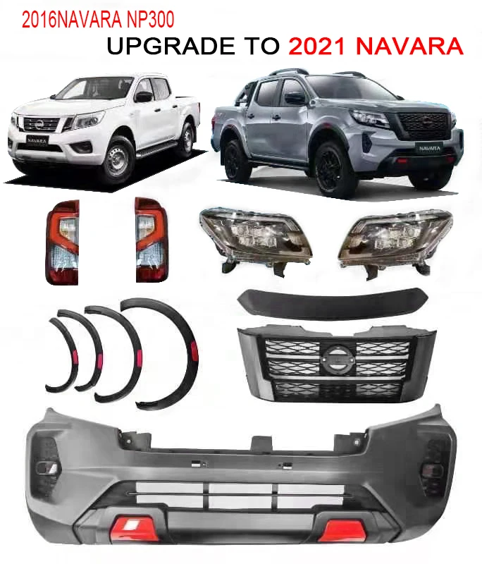 Car Front Bumper Facelift Bodykit Body Kit For 2016 Nissan Navara Np300 ...