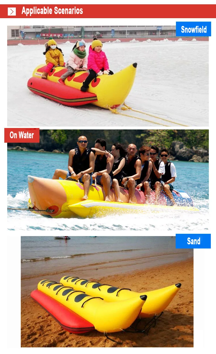 Inflatable Water Banana Boat Marine Motorboat Surfing Facilities Large ...