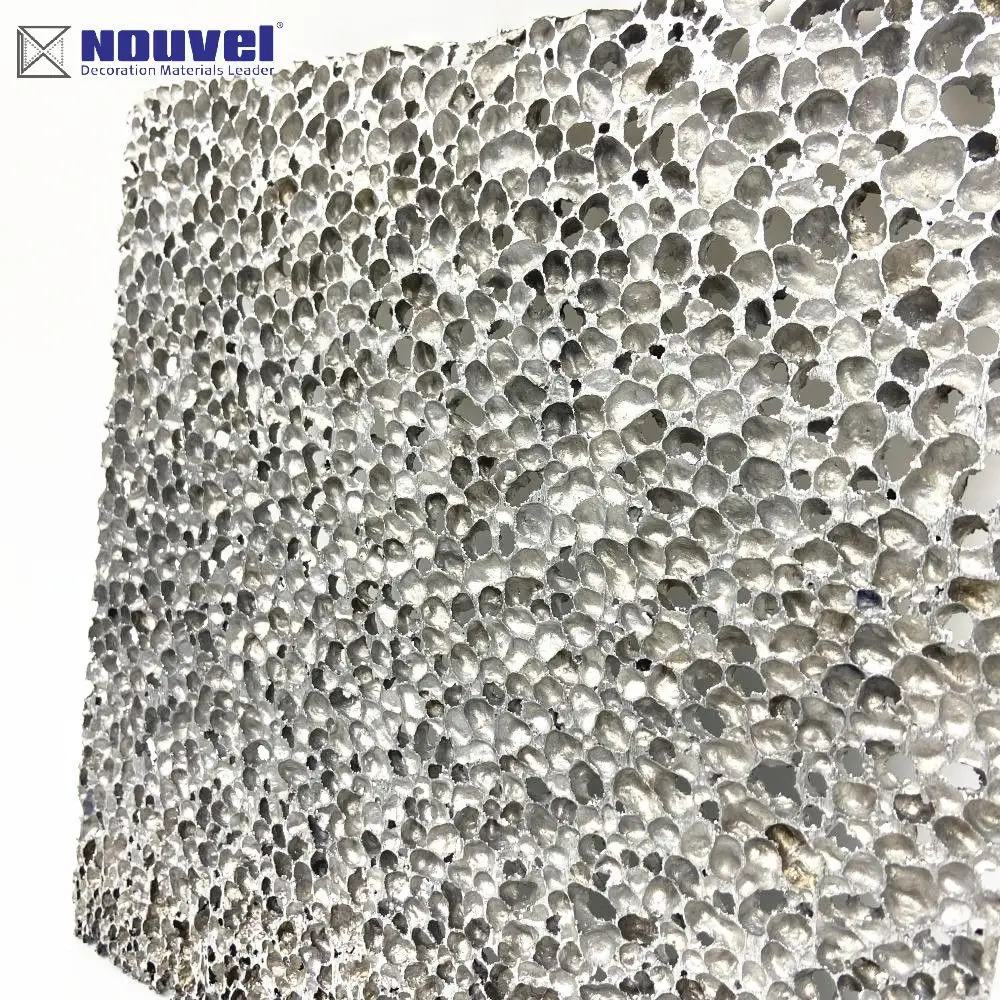 Fireproof Material Aluminum Foam For Architecture Porous Acoustic Panel ...